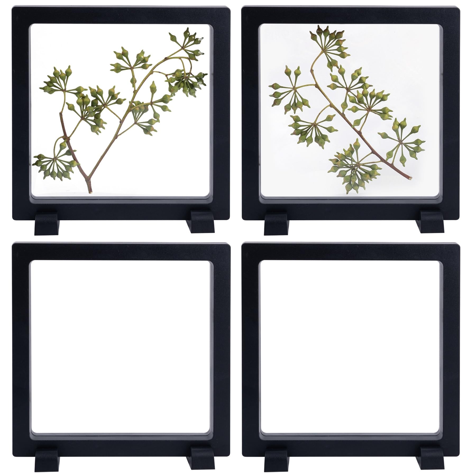 Amazon.com: Framendino, 4 Pack Black 3D Floating Frame Display Case ...