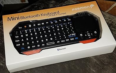 Fosmon Mini Bluetooth Keyboard (QWERTY Keypad), Wireless Portable ...