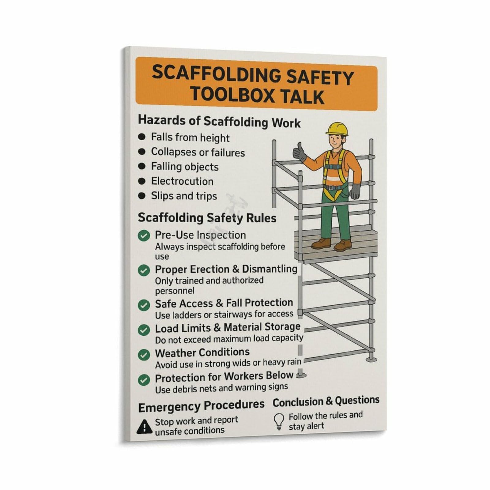 Scaffolding Safety Tips Education Skyway Canada