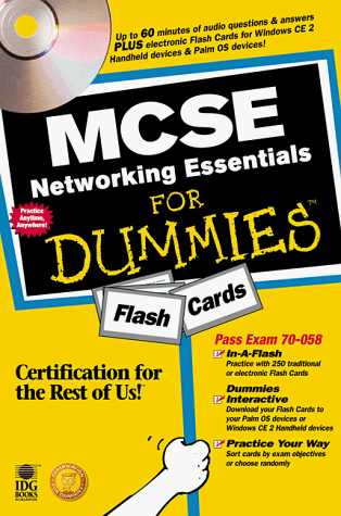 MCSE Networking Essentials For Dummies Flash Cards (Certification for ...