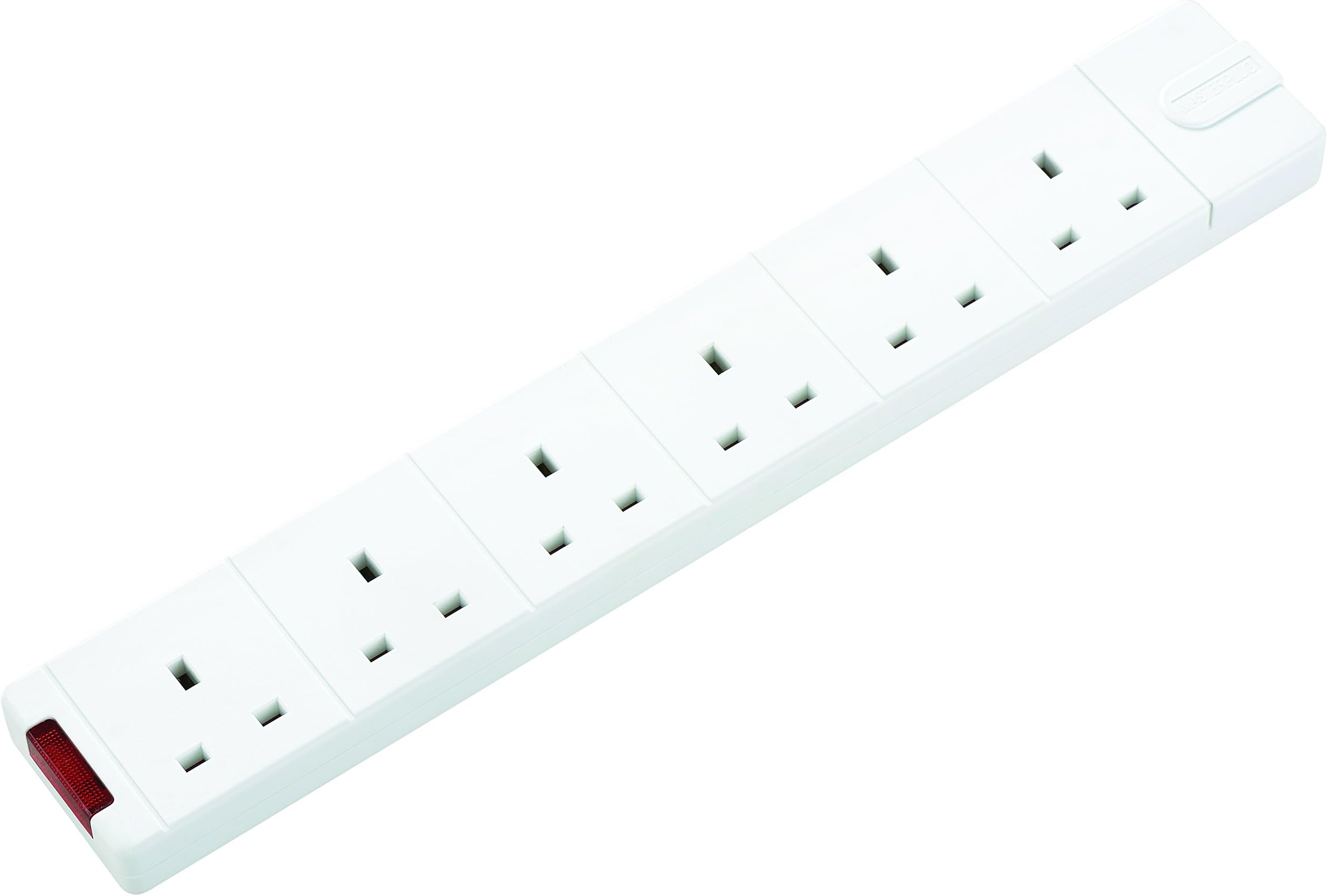 Masterplug SXG-MP Permaplug Range Six Socket Trailing Socket with Power ...