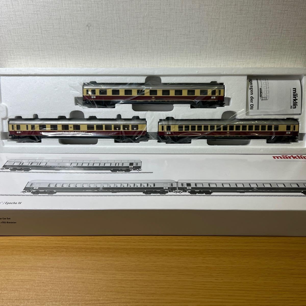 Amazon | 鉄道模型 メルクリン Marklin 43859 TEE Bavaria Express Train 客車セット HOゲージ ...