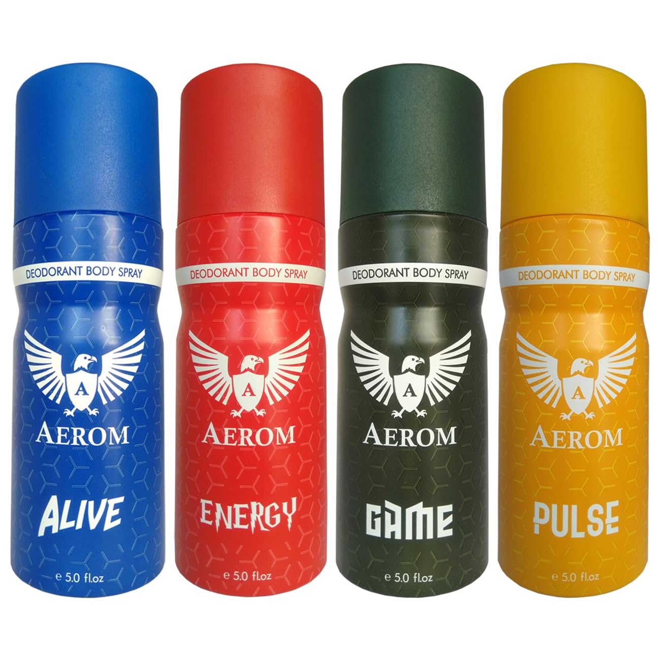Buy Aerom Alive, Game, Energy and Pulse Deodorant Body Spray, 600 ml ...