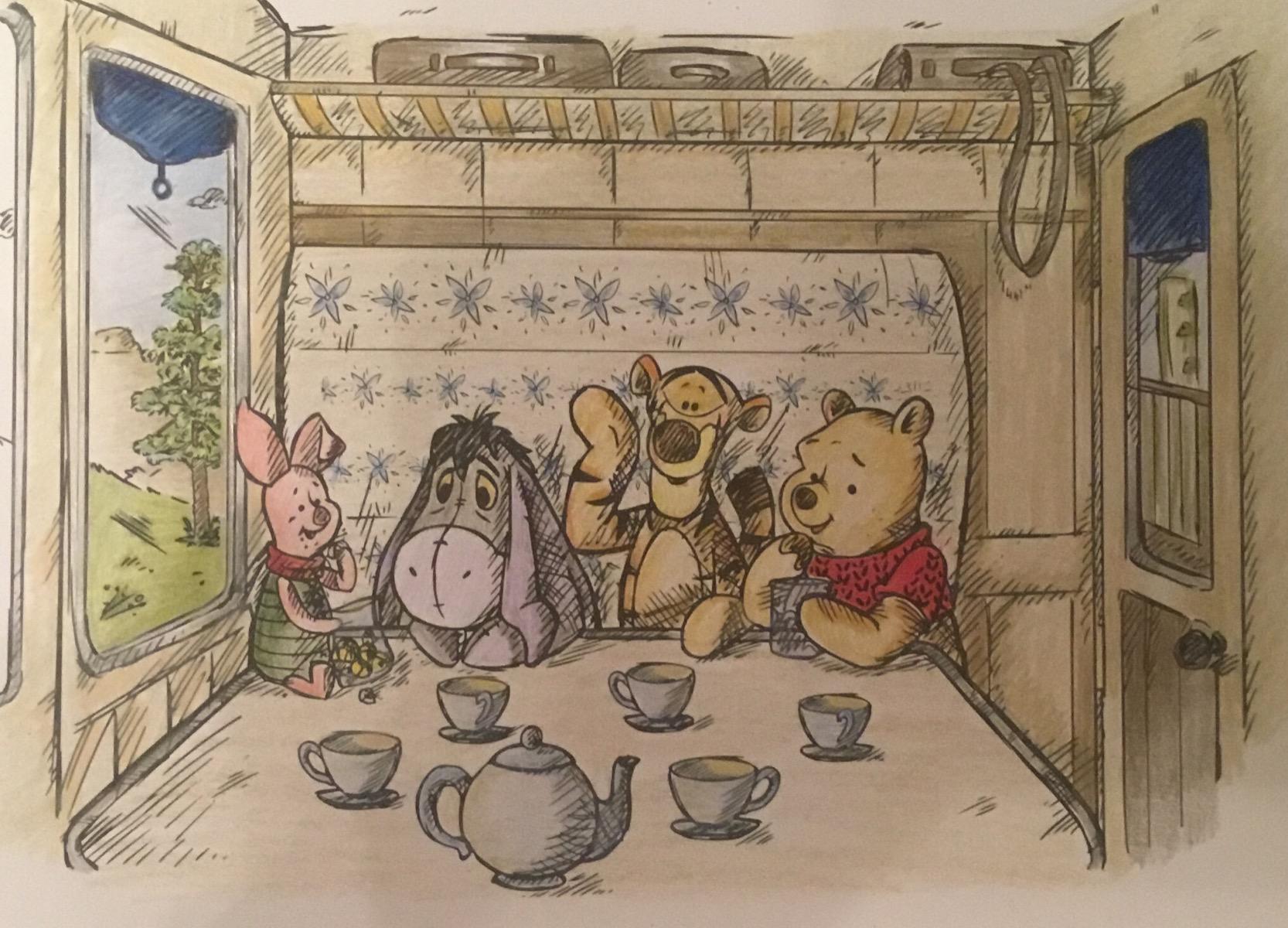 Christopher Robin Deluxe Colouring Book : Amazon.co.uk: Books