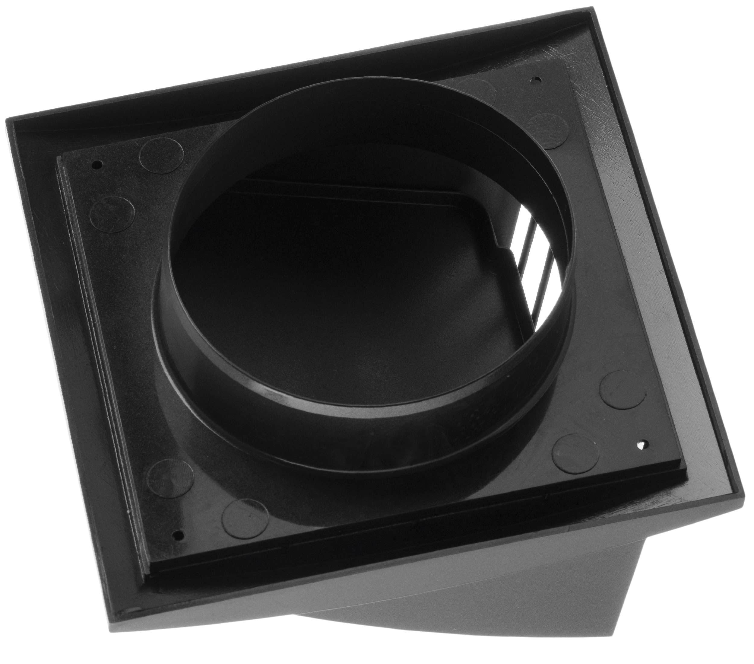 125mm / 5” Cowled Duct Cover with Gravity Flap – Ventilation Grille ...