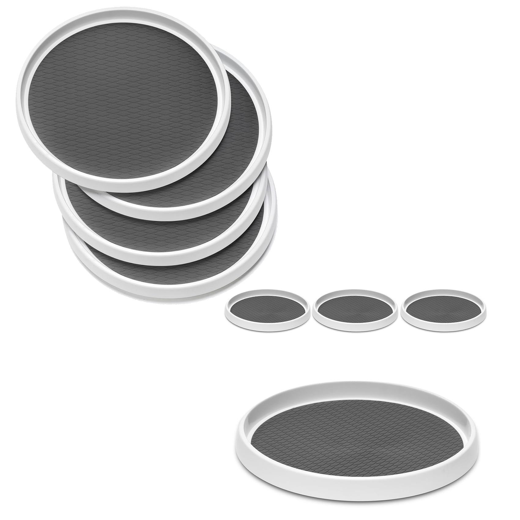 Amazon.com - 4 Pack 10" Lazy Susan Organizer + 4 Pack 12" Lazy Susan ...