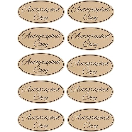 Amazon.com : Easter Autographed by The Author Stickers 1.18 inch Gold ...