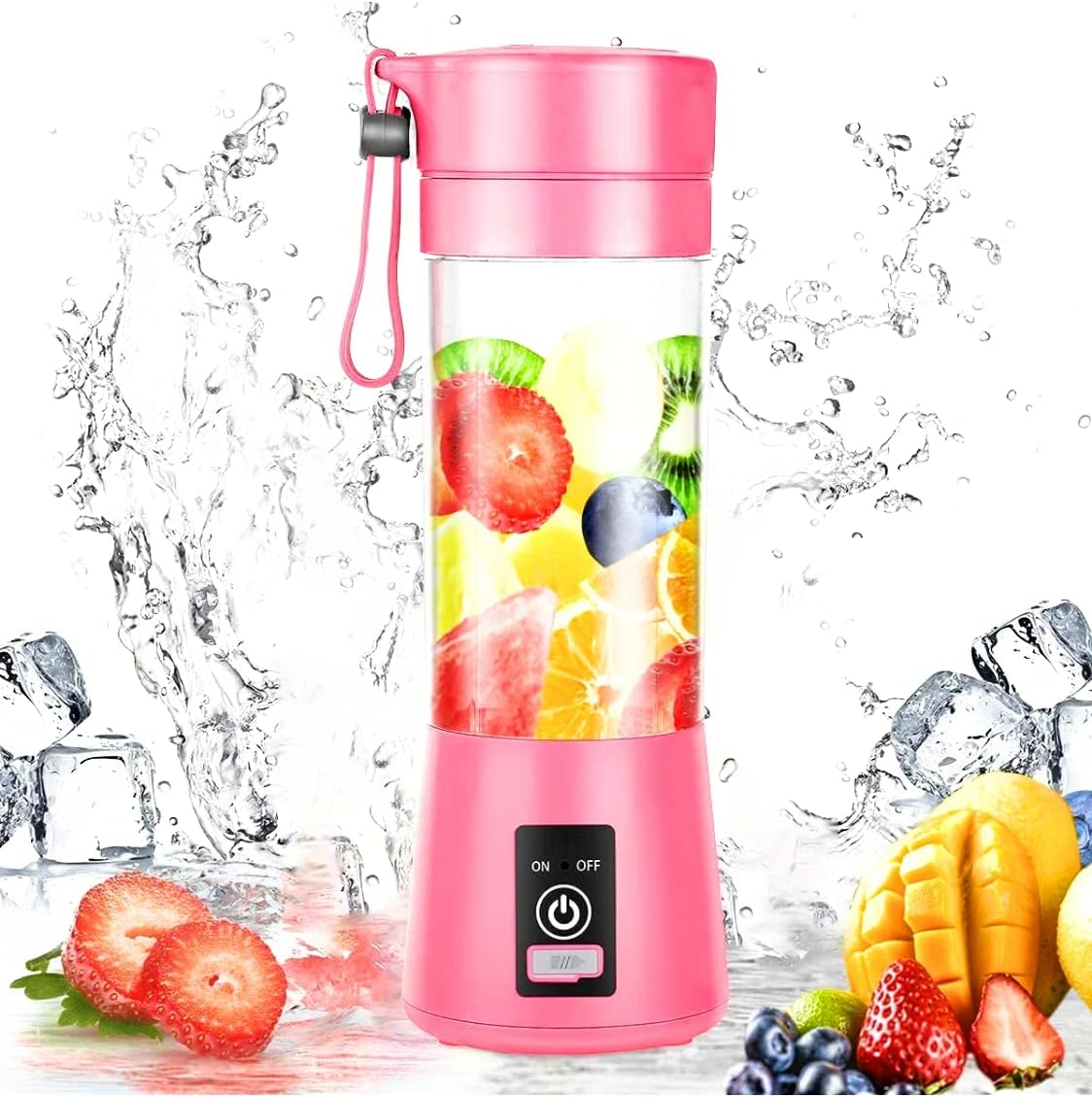 Amazon.com: Portable Blender Smoothie Protein Shake Personal Blender ...