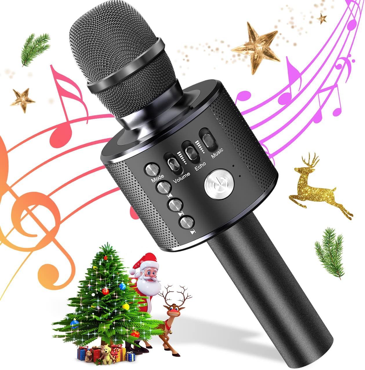 OCROUKI Wireless Bluetooth Karaoke Microphone - 4 in Nepal | Ubuy