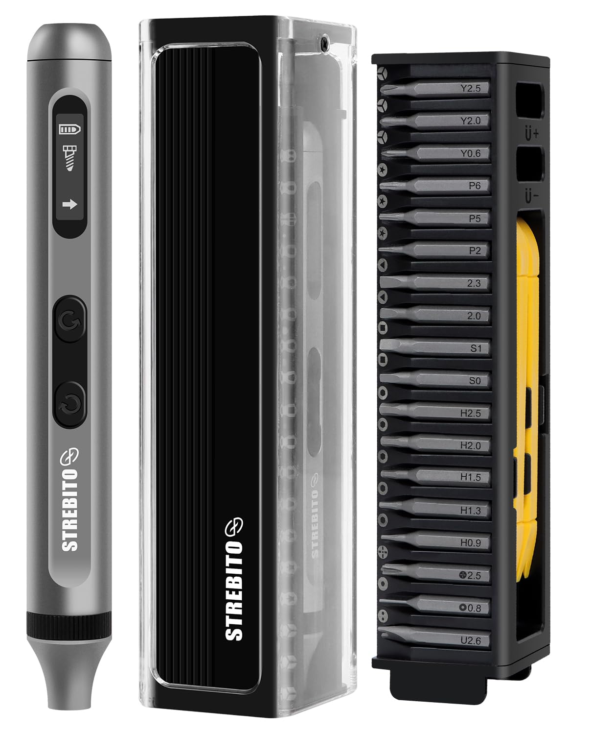 Snapklik.com : STREBITO 37V Mini Electric Screwdriver, 42 In 1 Electric ...