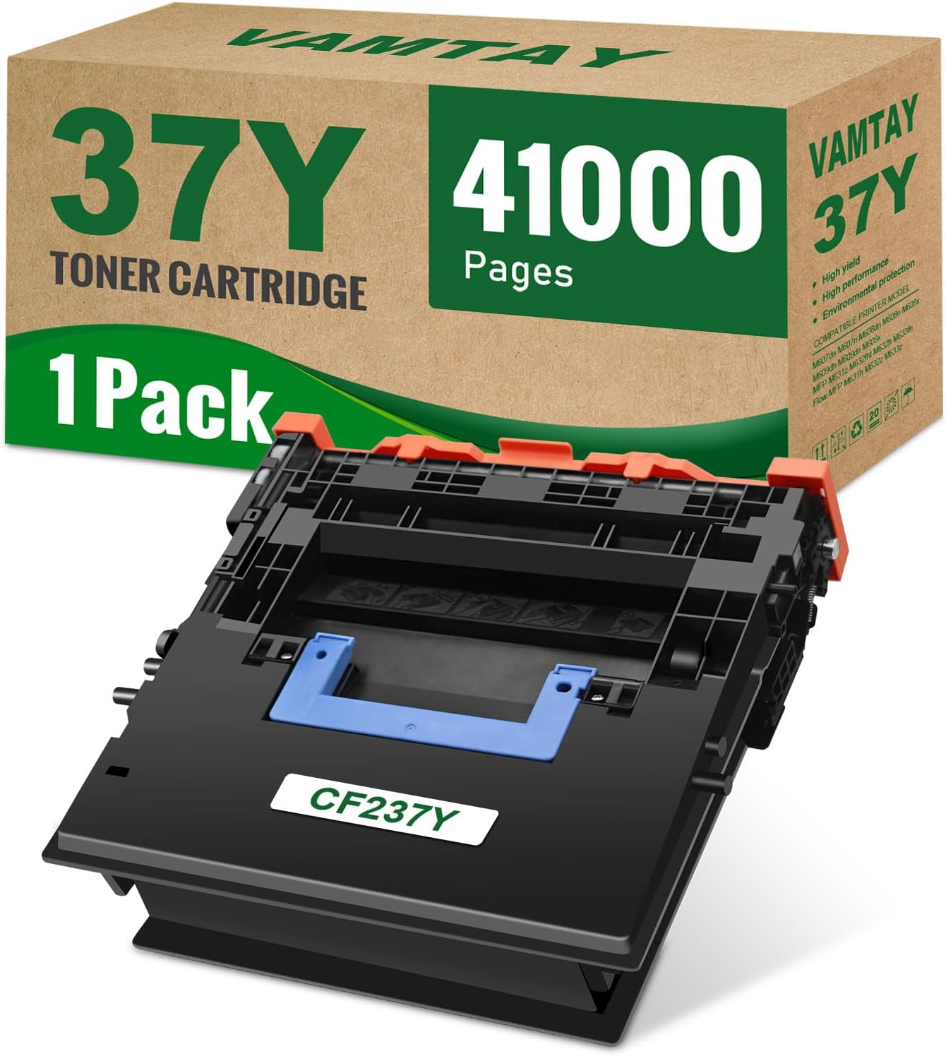 Amazon.com: VAMTAY Compatible 37Y 37 Y Toner Cartridge Replacement for HP 37Y 37A 37 A 37X 37 X ...