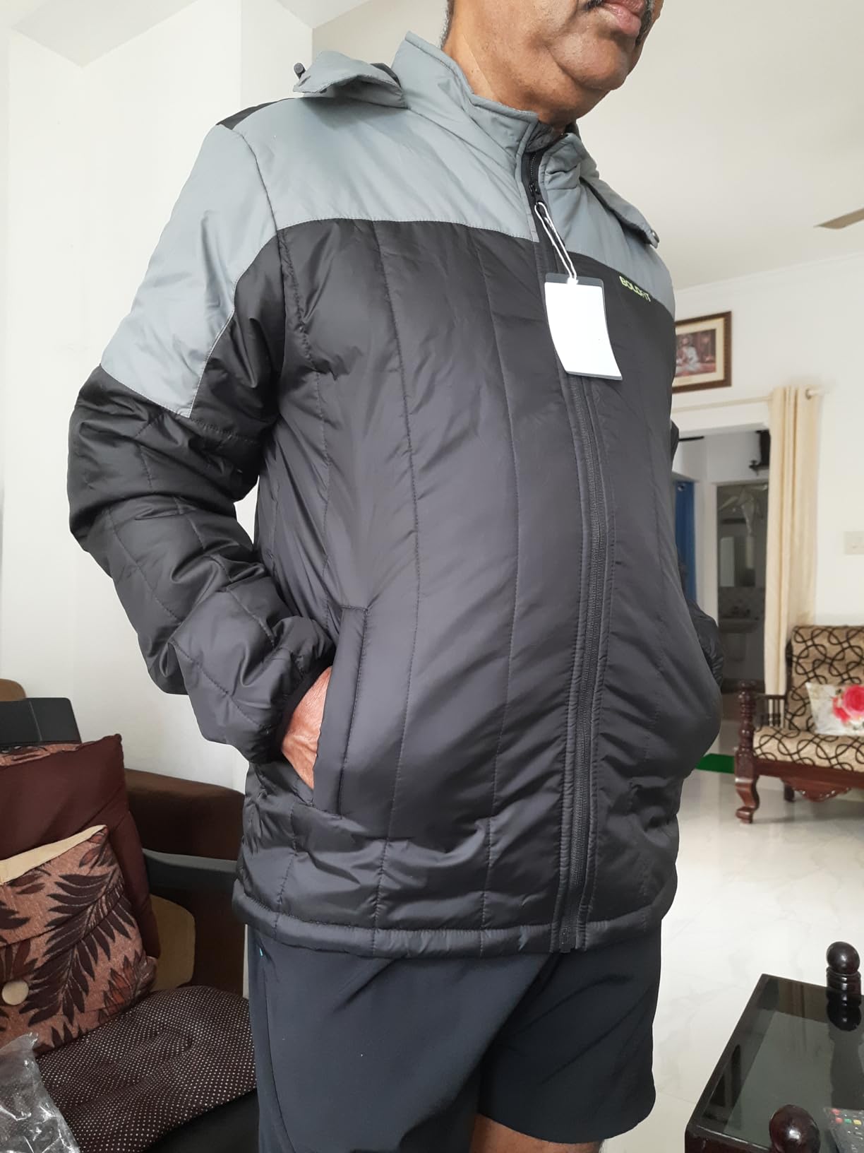 Buy Boldfit Winter Jacket for Men Quilted Hooded Winter Jackets for Men ...