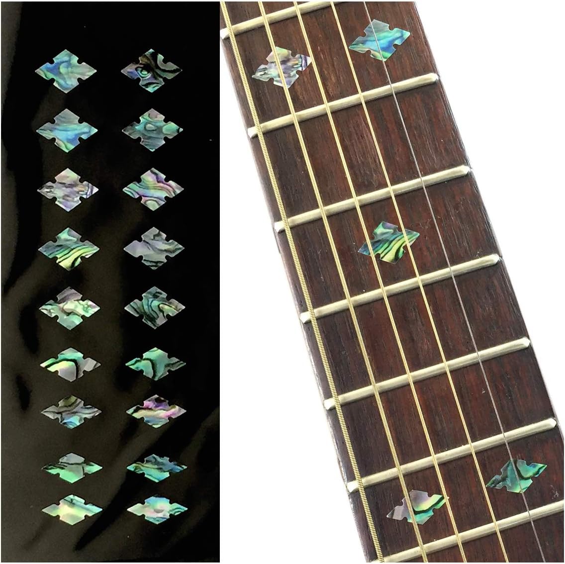 Amazon.com: Jockomo Single Rose Guitar Inlay Sticker : Clothing, Shoes ...