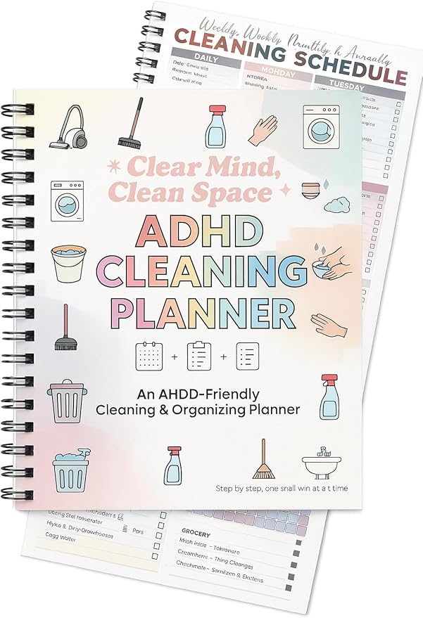 Amazon.com : Adhd Cleaning Planner for teens Cleaning schedule and ...