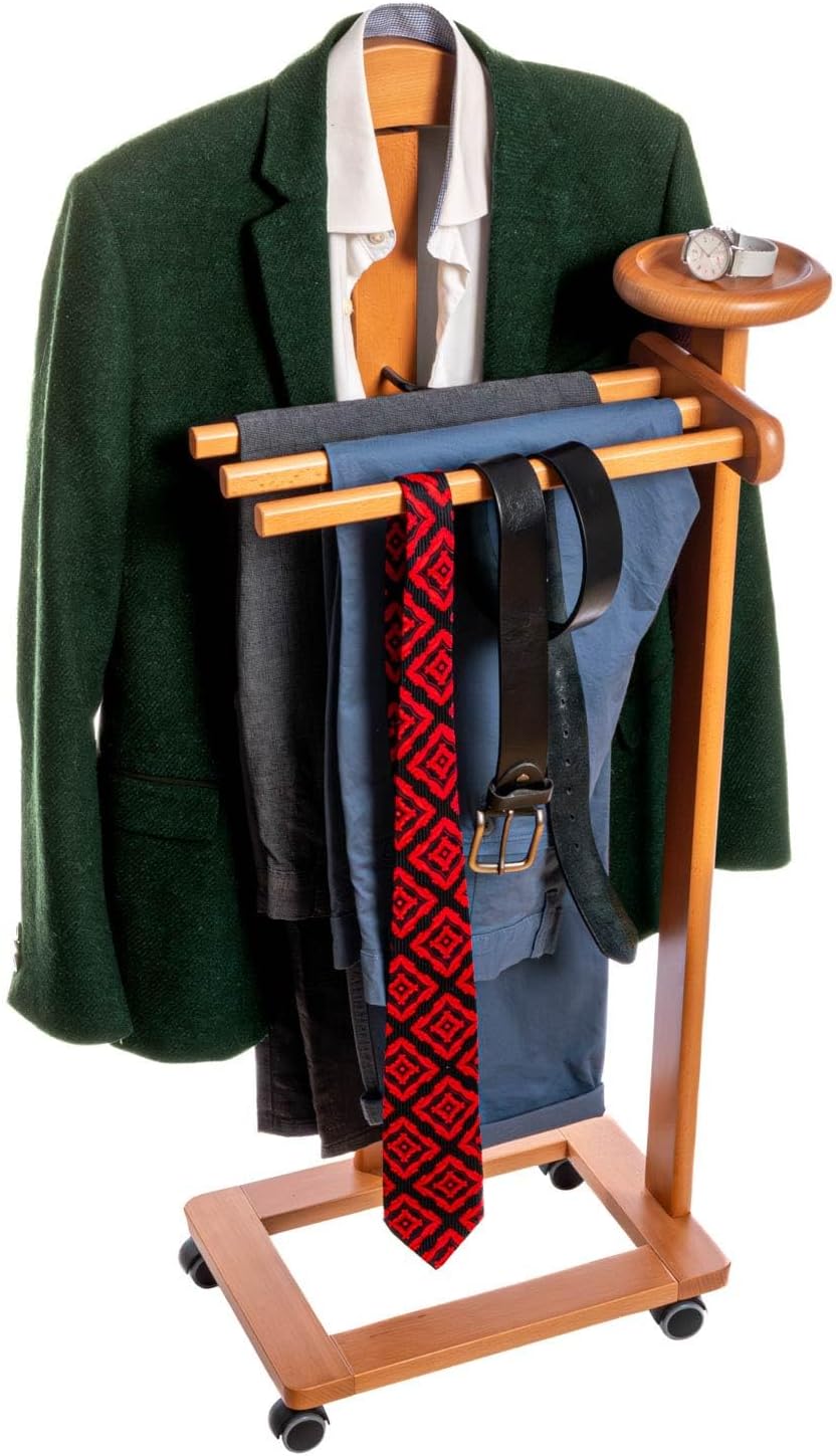 Staboos Stummer Diener aus Massiv Holz - klappbarer Herrendiener und ...