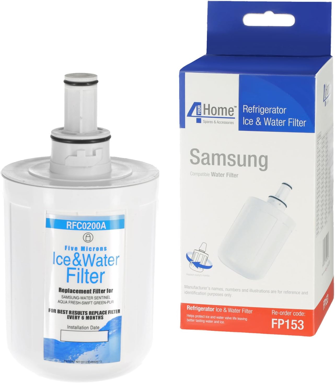 4 x Genuine Samsung DA29-00003F Aqua Pure Plus Fridge Water Filters ...