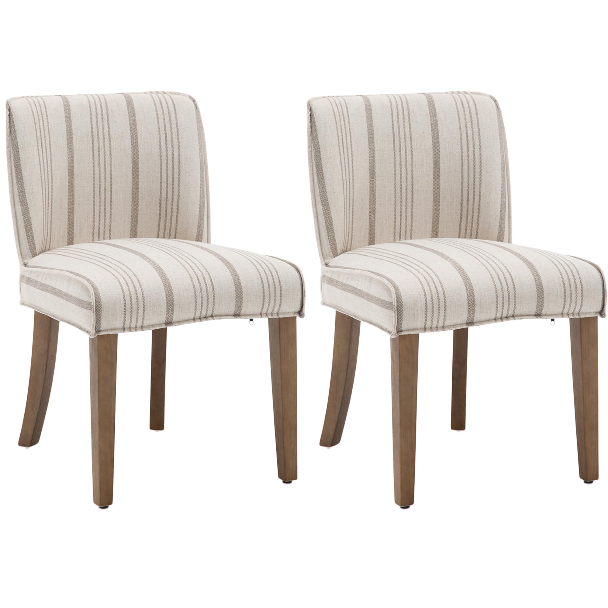 Amazon.com - chairus Fabric Dining Chairs Set of 2, Farmhouse Side ...