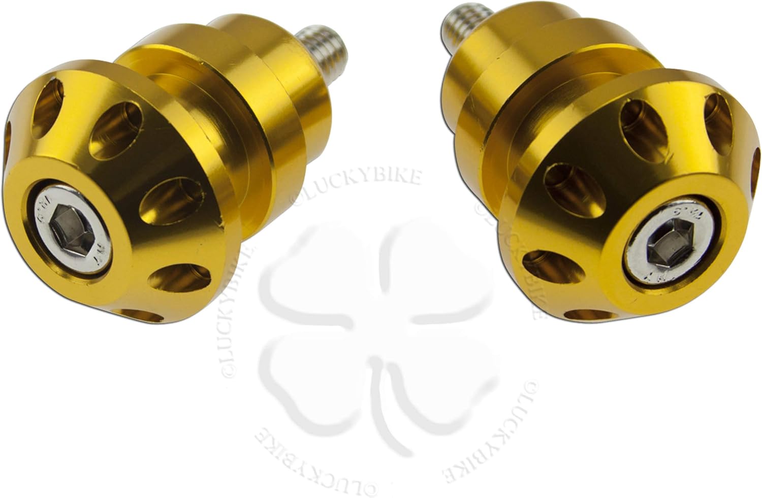 Amazon.com: Gold Shooter Swingarm Stand Spools 8mm Slider CNC For Honda ...