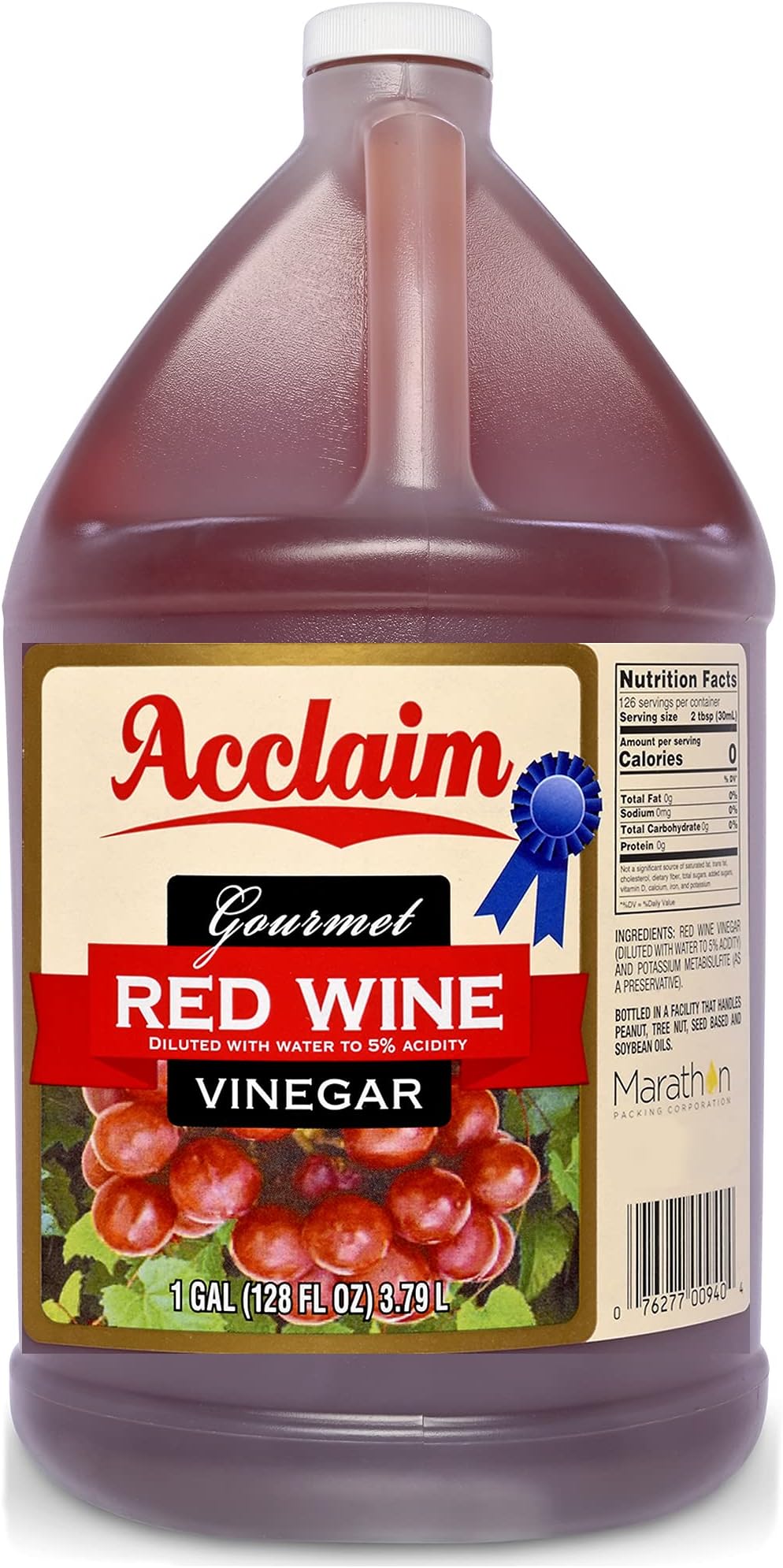 Amazon.com : Regina Red Wine Vinegar, 128 Fluid Ounces ( 1 Gallon ...