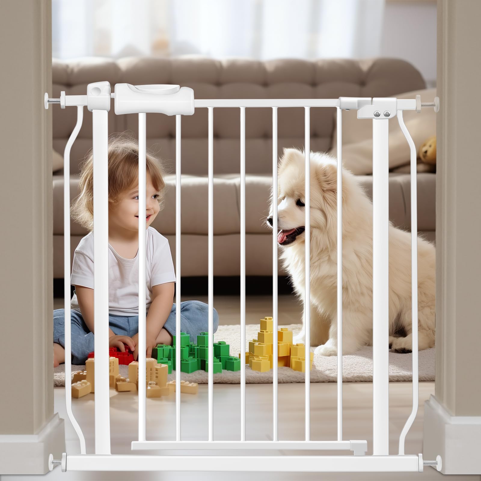 Amazon.com: HOOOEN 4 Pack Silicone Baby Gate Wall Protector for Protect ...