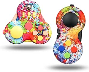 Cuackamily 2PCS Fidget toys set, Fidget pad toys Cube toy, Fidget ...