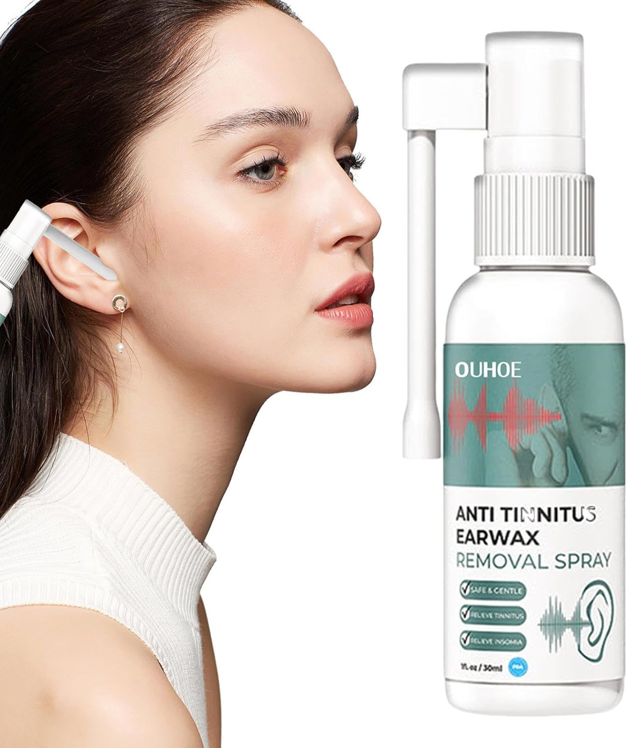Ear Wax Remover,Earwax Removal - Ears Cleaner Applicator Nozzle Spray ...
