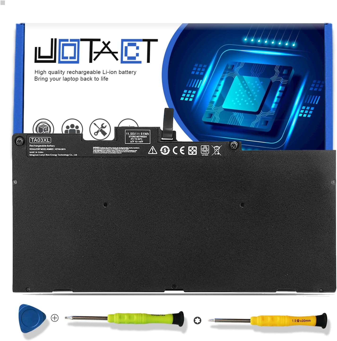 Amazon.com: Fully. TA03XL Replacement Laptop Battery Compatible with Hp ...