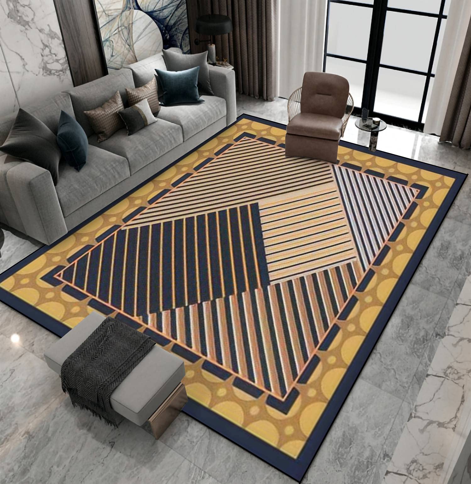 Diagonal Line Interior Design