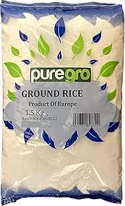 Puregro Ground Rice 1.5kg : Amazon.co.uk: Grocery