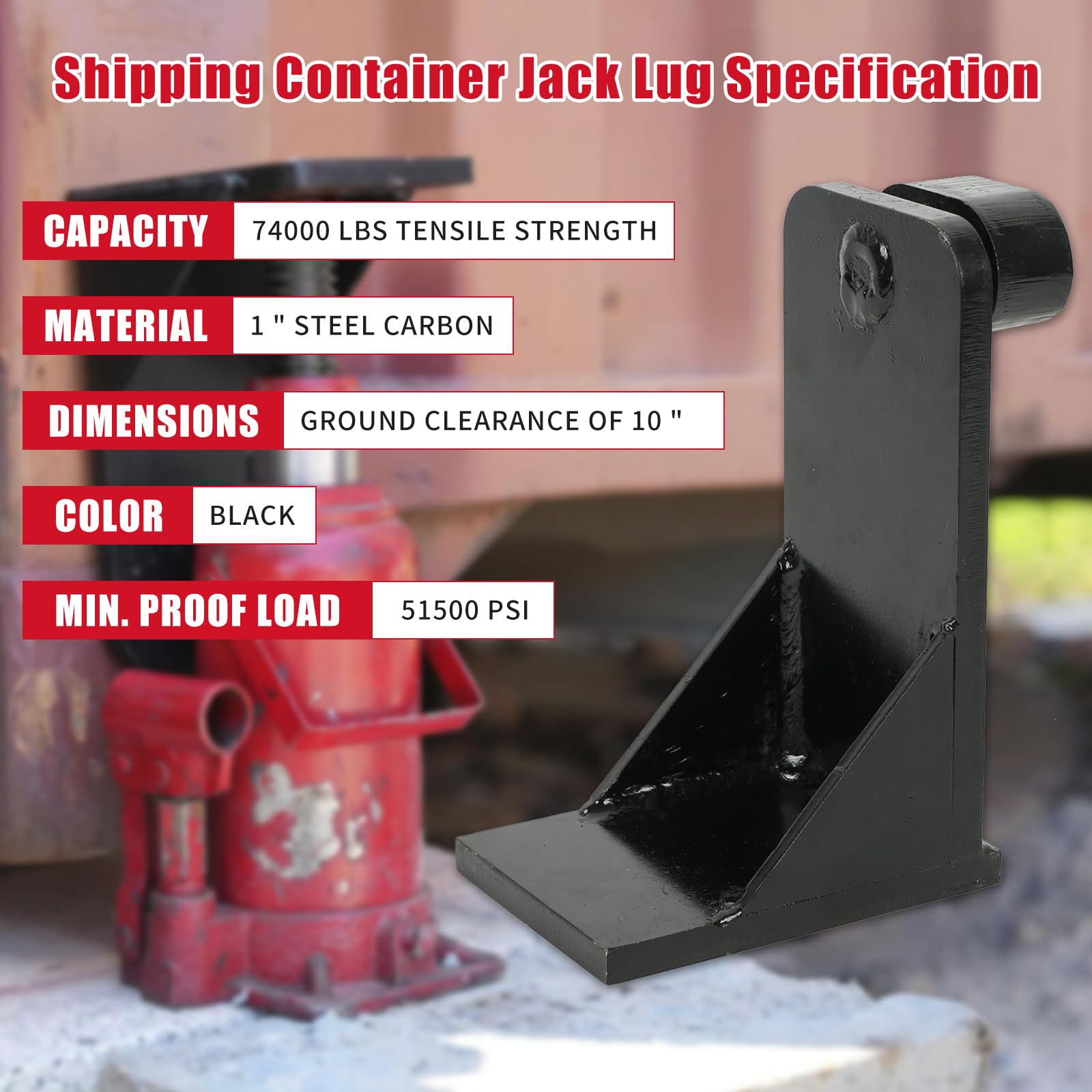 Snapklik.com : HUATOL Upgrade Shipping Container Jack Lug, Storage ...