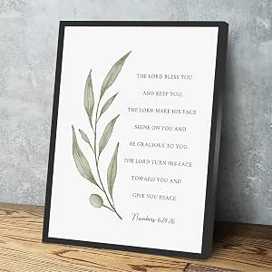 Motivational Posters For Room,The Blessings Numbers 6:24-26 Bible Verse ...
