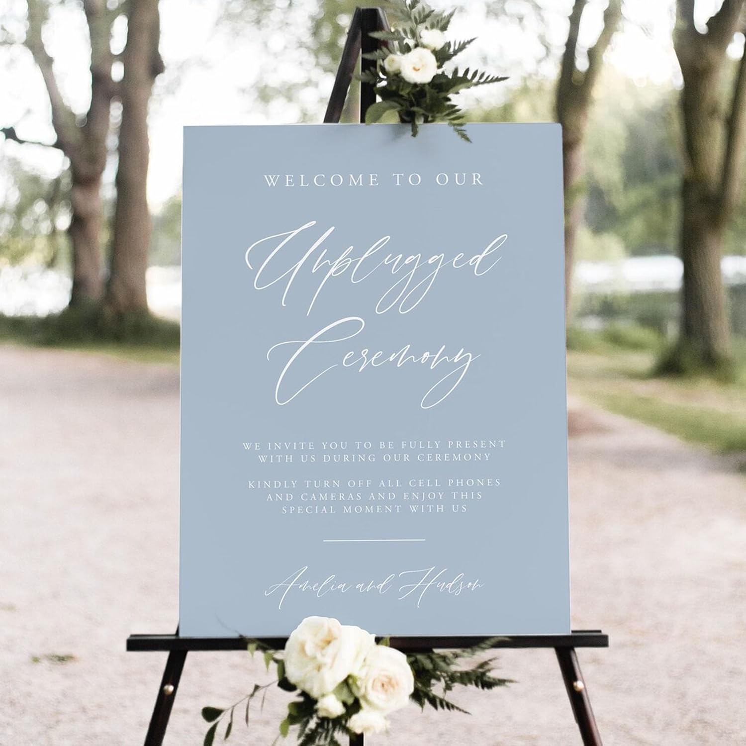 Amazon.com: Unplugged Ceremony Sign Template, Unplugged Ceremony Sign ...