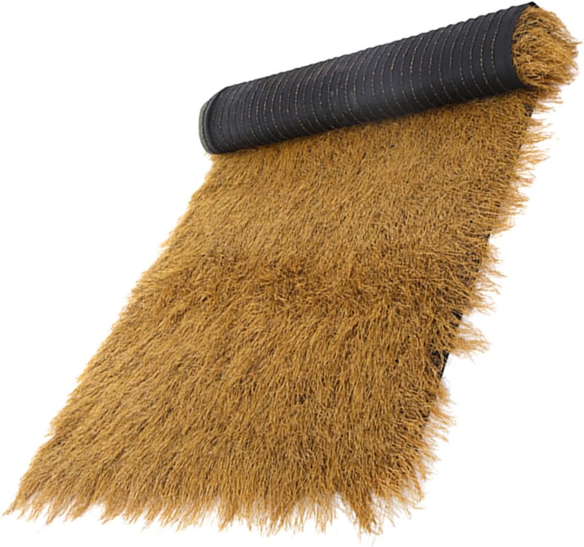 Milisten Straw Decoration Gazebos Artificial Thatch Roof Decor ...