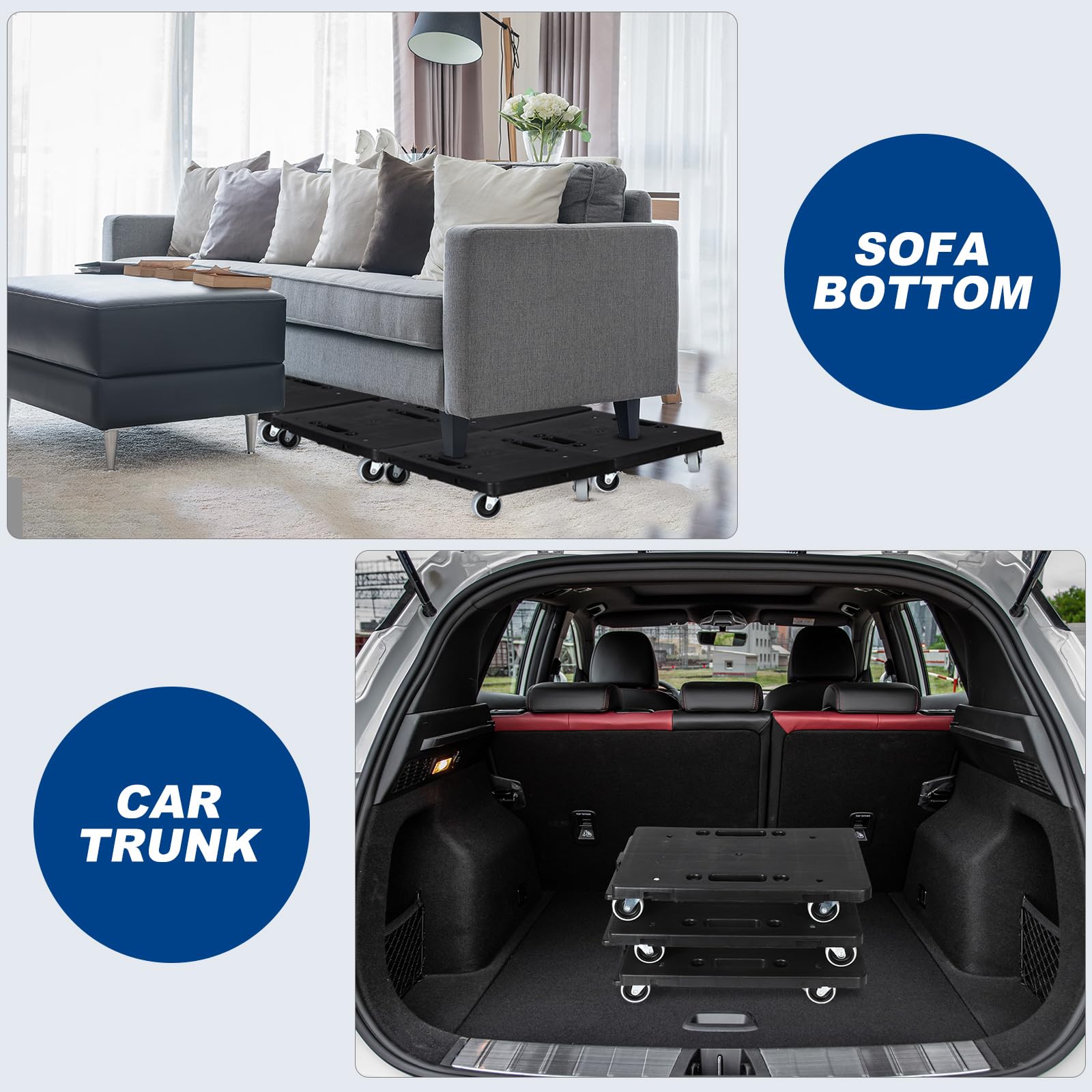 Snapklik.com : Datanly 3 Pack Furniture Dolly Moving Dolly Connectable ...