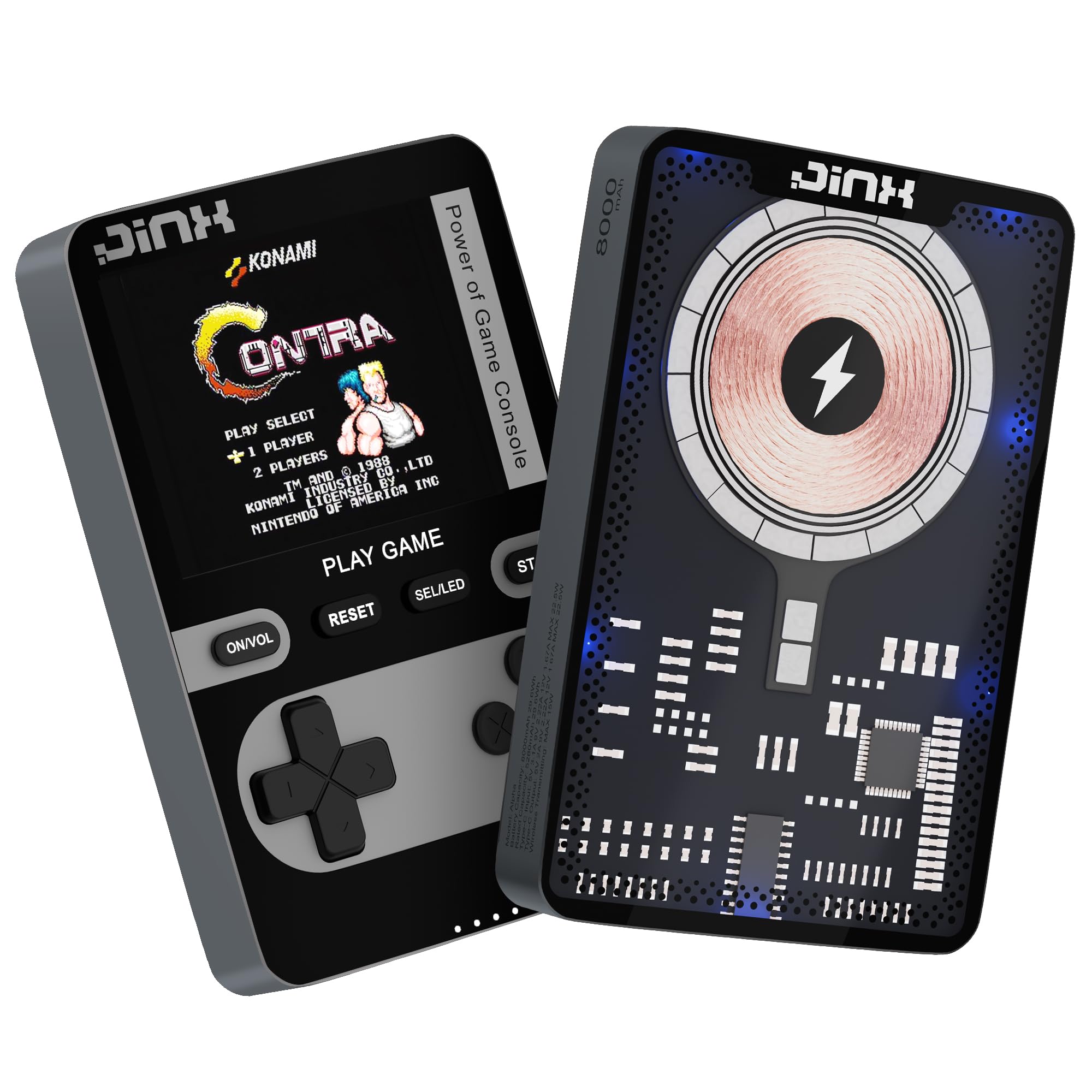 Buy JINX Wireless Magnetic Powerbank with Retro Video Game|Classic ...