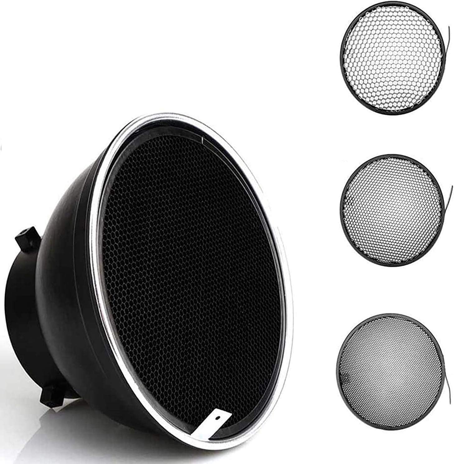 Amazon.com : Godox 7"/18cm Standard Reflector Diffuser with Honeycomb ...