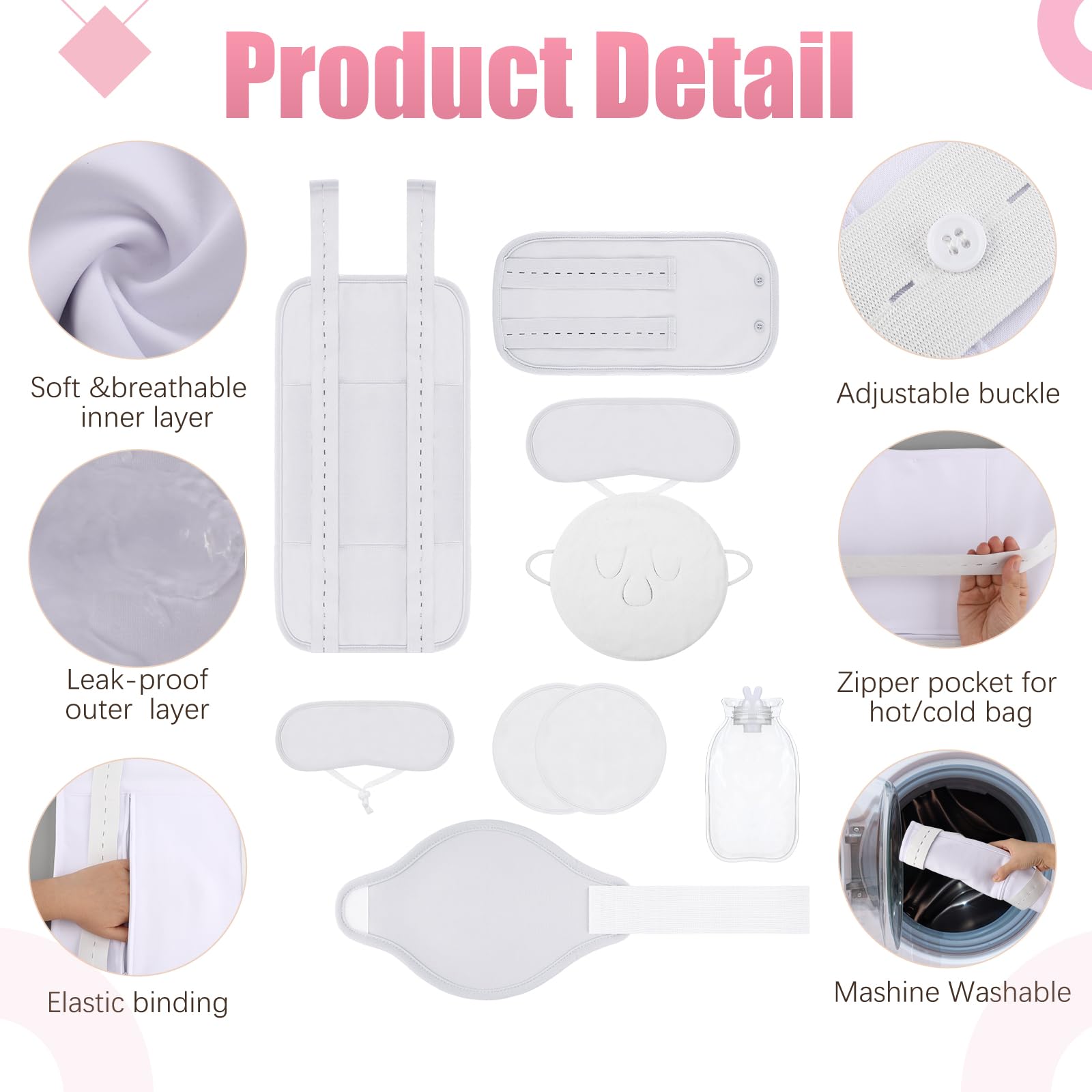 Snapklik.com : TrelaCo 18 Pcs Castor Oil Pack Wrap Kit Include 12 ...