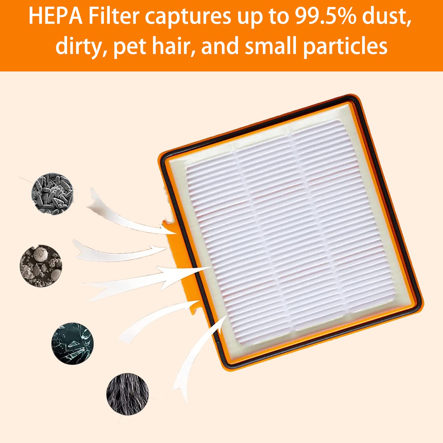 Snapklik.com : HEPA Filter For Shark AI AV2501S, AV2501AE, RV2502AE ...
