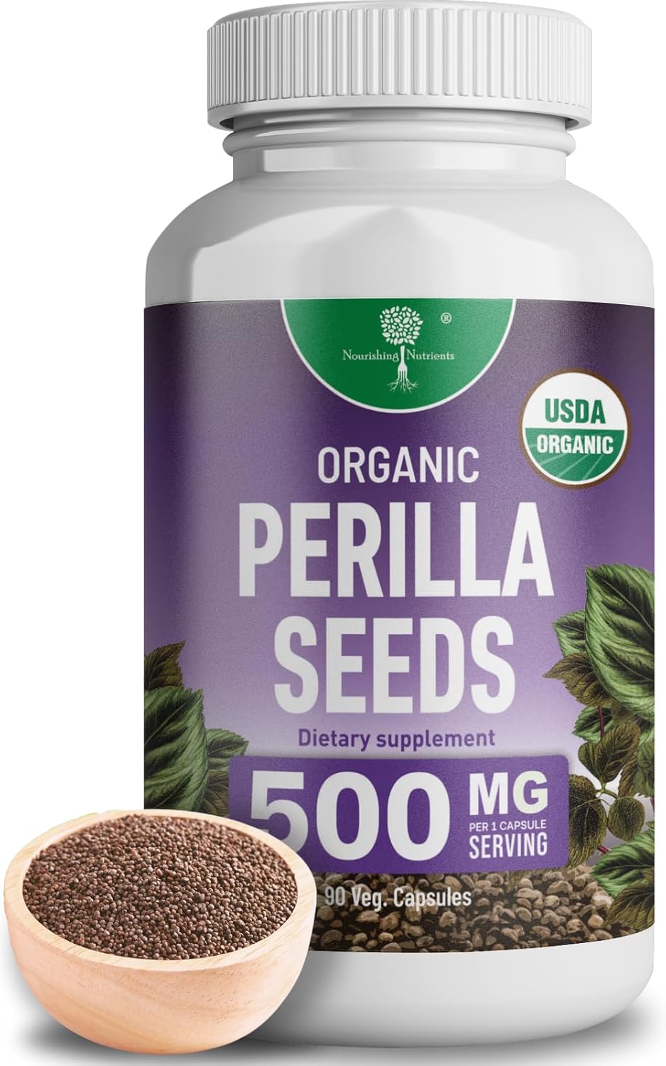 Amazon.com: Organic Perilla Seed Extract with 9% Rosmarinic Acid - USDA ...
