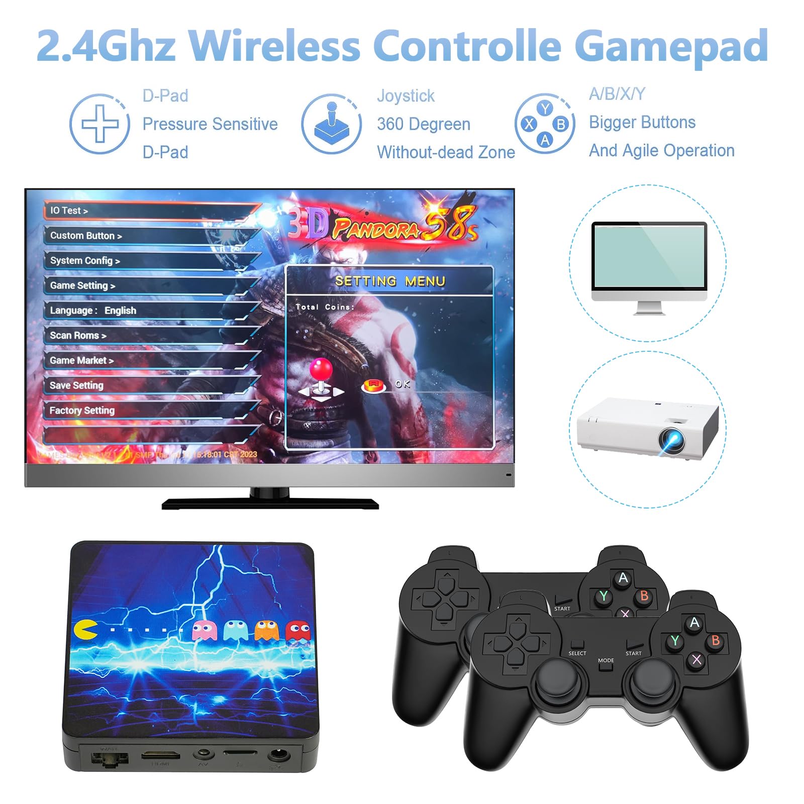 20000 in 1 WiFi Game Box 58S... - B0CFH7L2H3 | Encarguelo.com