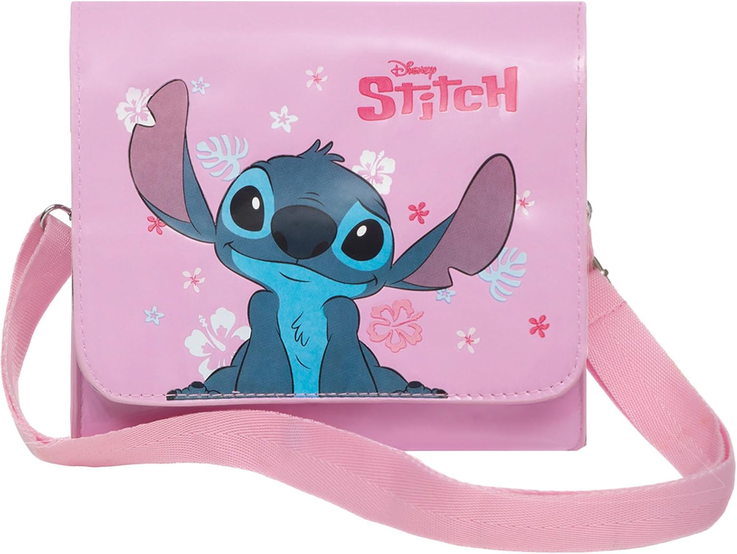 Disney Stitch & Angel Girls Pink Shoulder Handbag – Lilo & Stitch ...