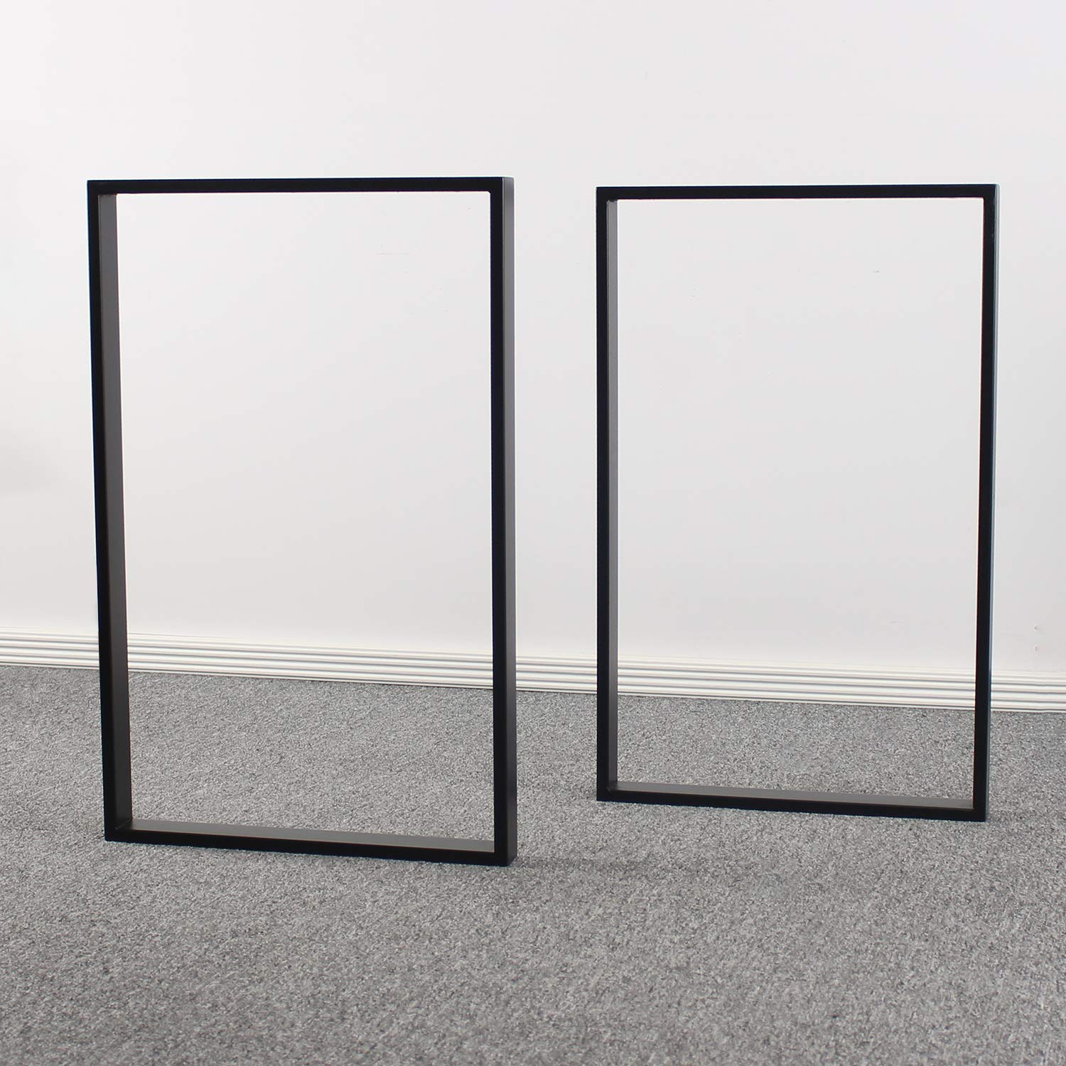 Buy TOKIKA Table Legs H28 x W17.7 Inch Black,Dining Table Legs Metal ...