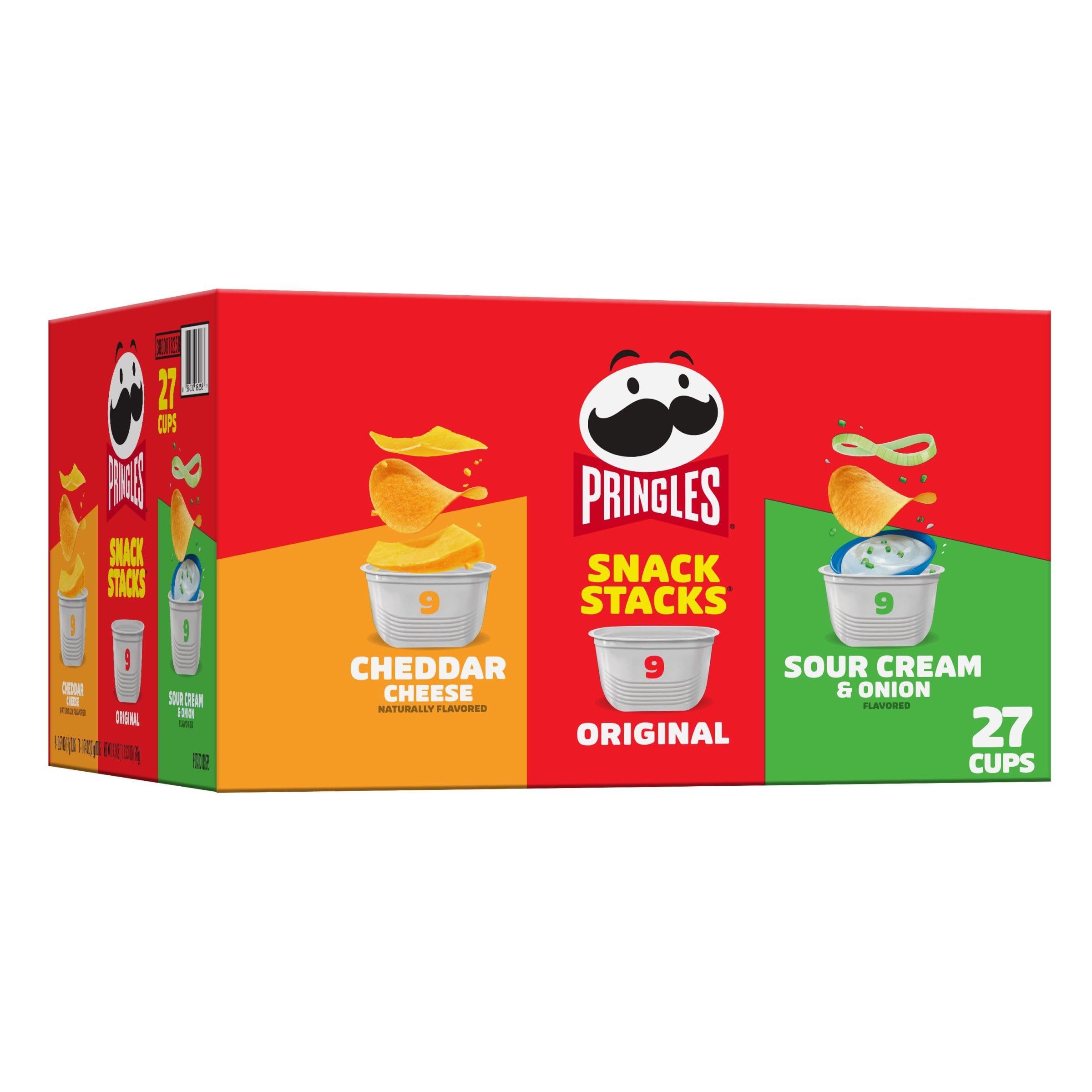 Amazon.com: Pringles Potato Crisps Chips, On-the-Go Snacks, Snack ...