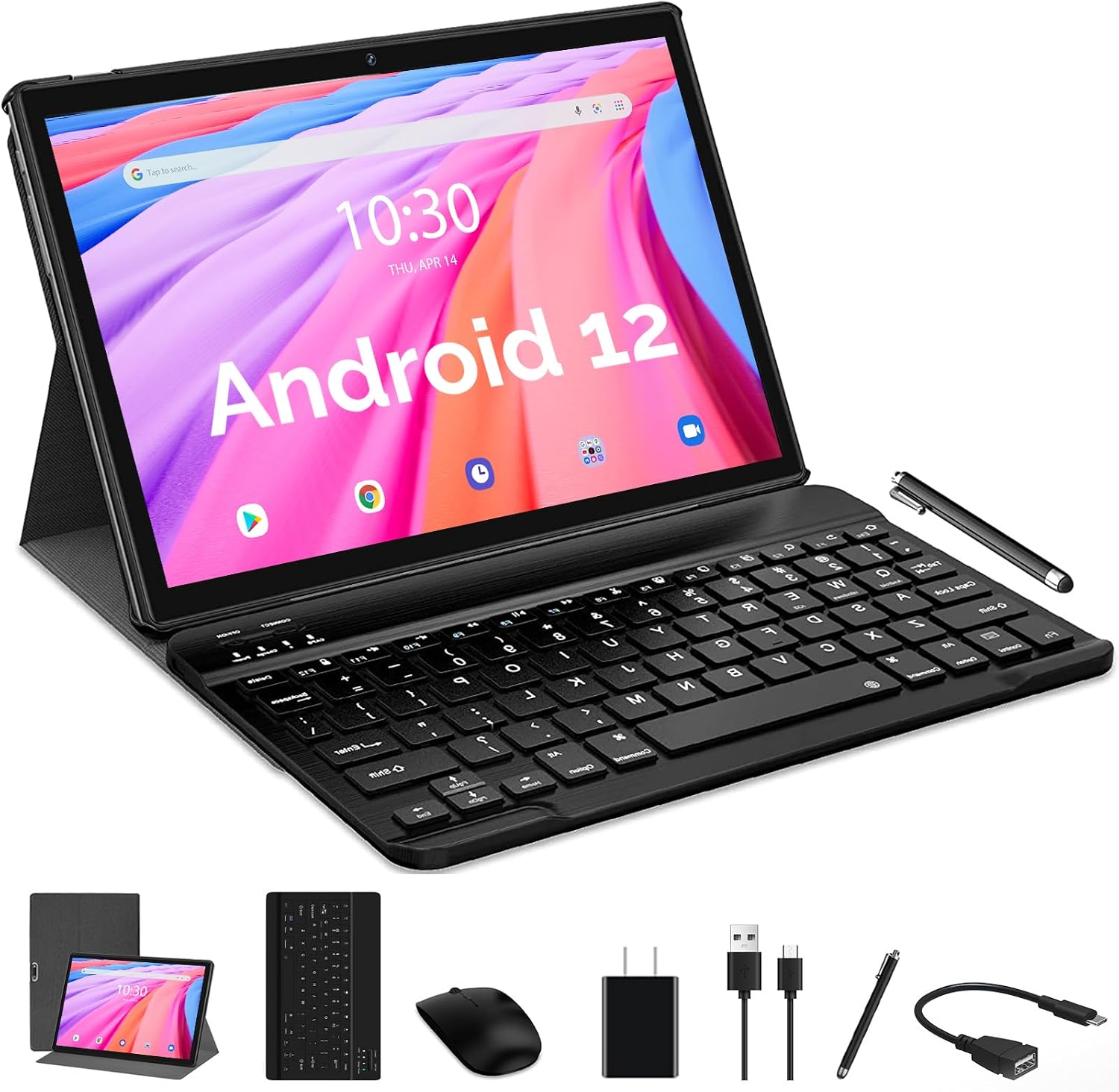 Amazon.com : YOTOPT 2023 10 Inch Android 12 Tablet, 8 Core CPU 4GB+64GB ...