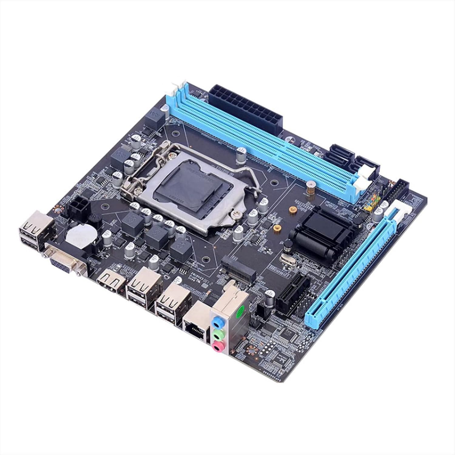 Nuwo H61 Carte mère Micro-ATX LGA 1155, Prend en Charge Les processeurs ...