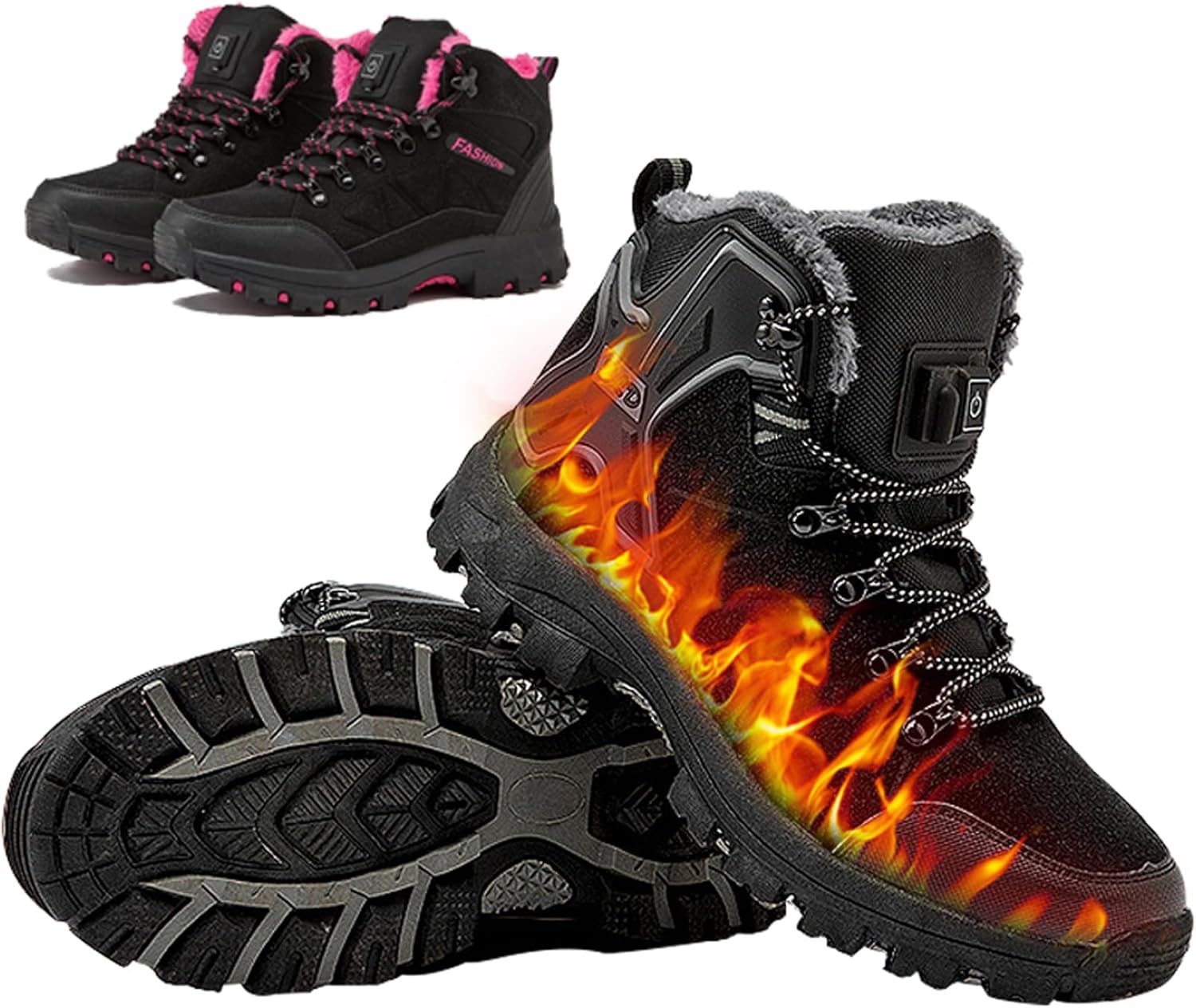 Amazon | [YAYAMIYA] 2024 新登場・電熱靴 電熱登山靴 運動靴 加熱靴 USB加熱式 急速発熱 防寒 3段階前後温度設定 男女兼用 足暖かく 靴 防滑 軽量 冬用 冬靴 ...