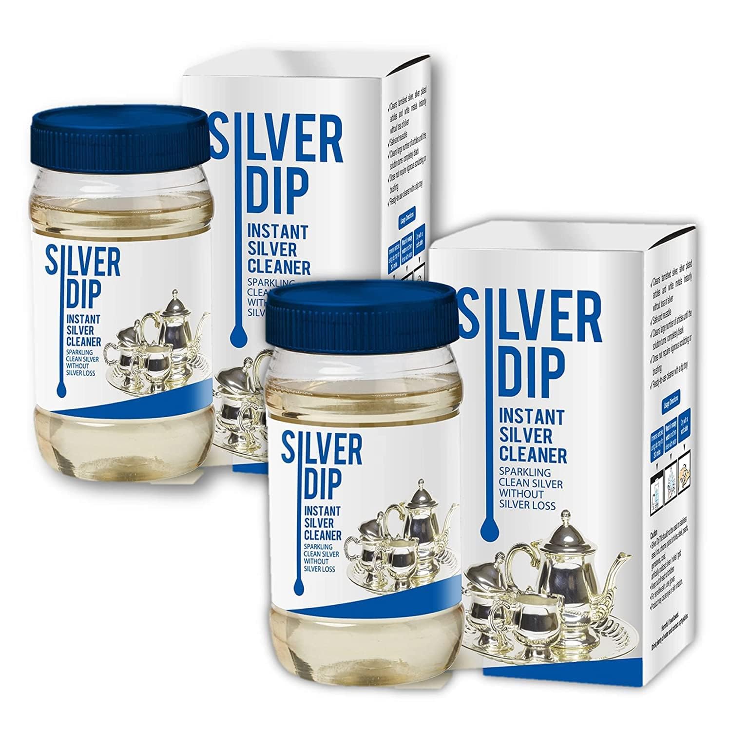 Modicare Silver Dip Instant Silver Cleaner Silver Cleaning Liquid ...