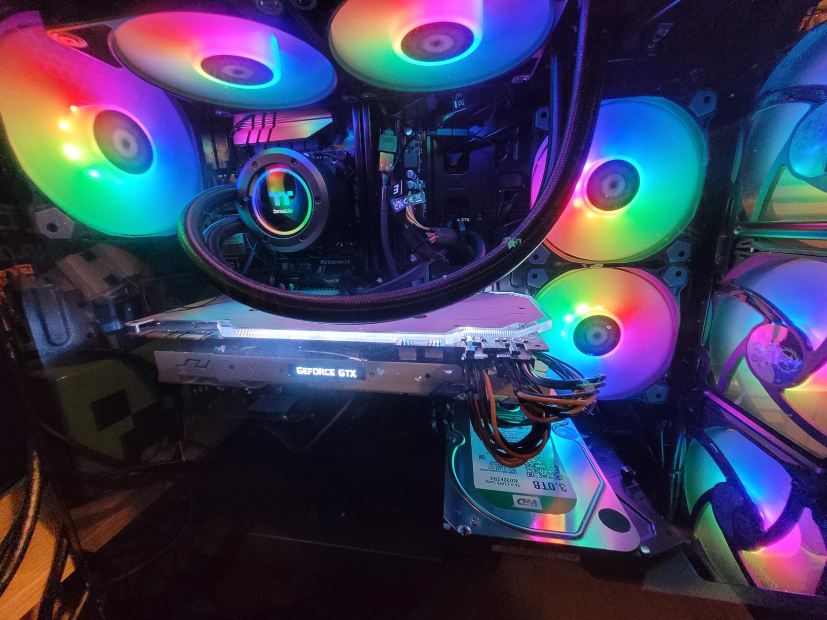 Thermaltake TH280 V2 ARGB Sync Edition AIO Liquid CPU Cooler, CL-W375 ...