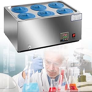 Amazon.com: Lab Water Bath Thermostatic Heated Water Bath,304 Stainless ...
