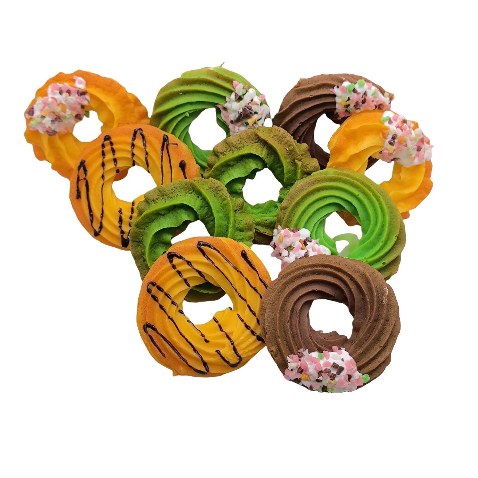 Amazon.com: LONG XIN SERIES 10PCS Artificial Cookies Fake Biscuits ...